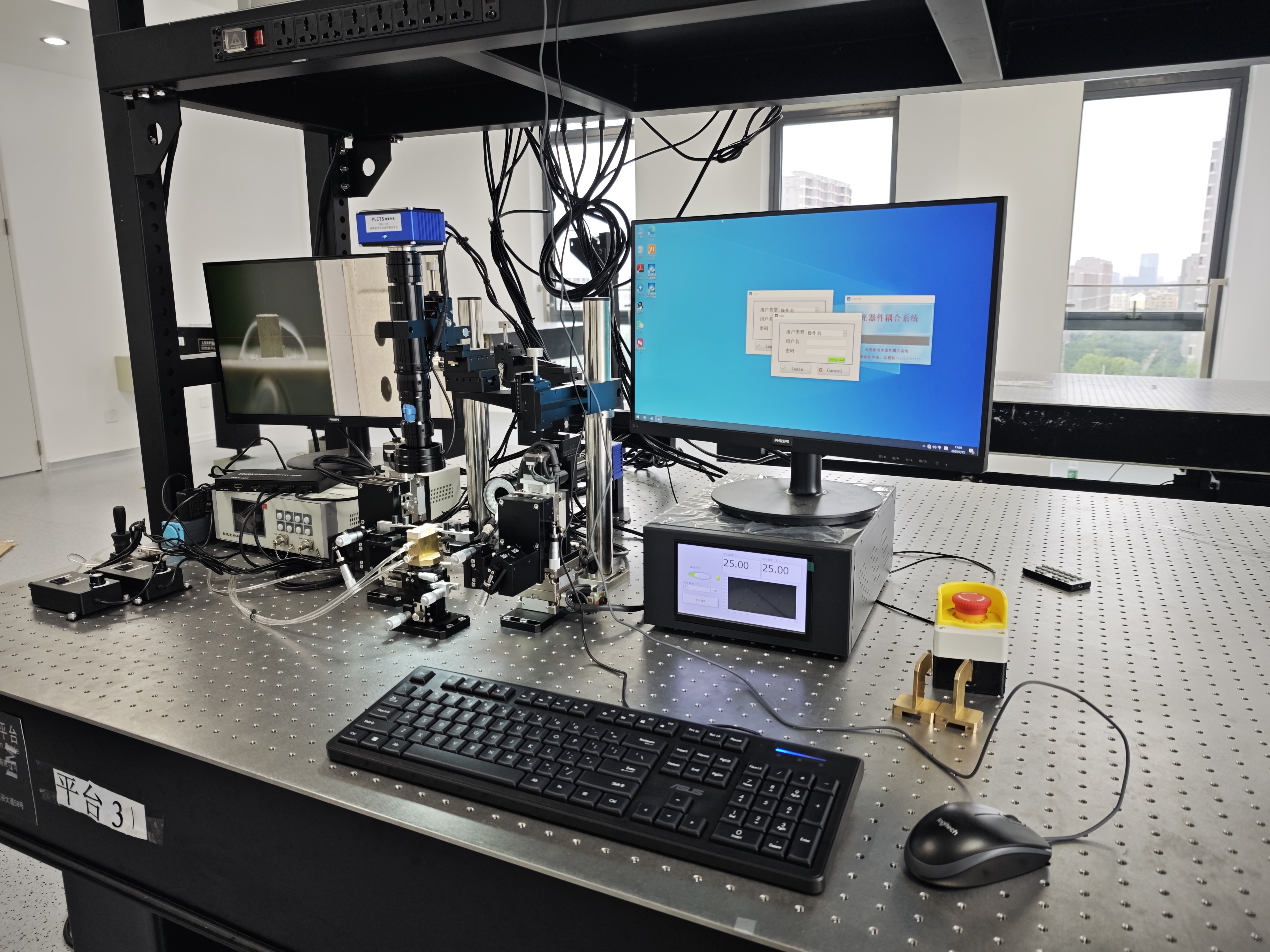 Semi-Auto Optical Coupling System | PWS-10E Series & Motorized 6-DOF